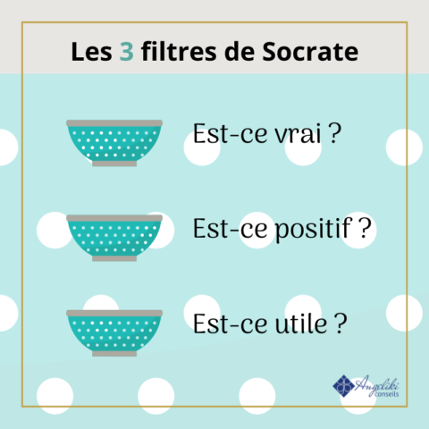 Les trois passoires de Socrate - Angeliki Conseil